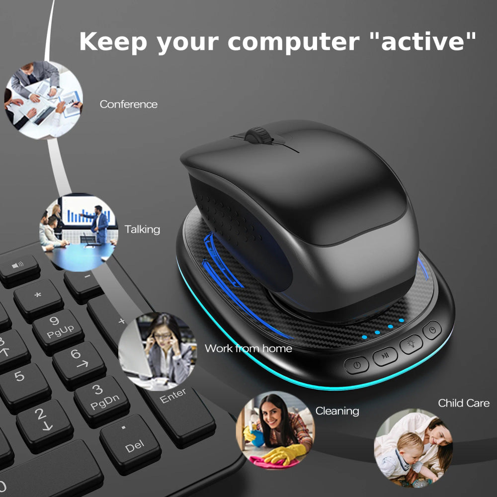 Mouse Jiggler Mover With Timer Type-C Lock Screen Keep Computer Screen ...