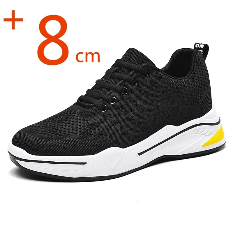 Platform Skyscraper Sneakers AirMesh Tall Shoes Elevator 8cm – Keep ...