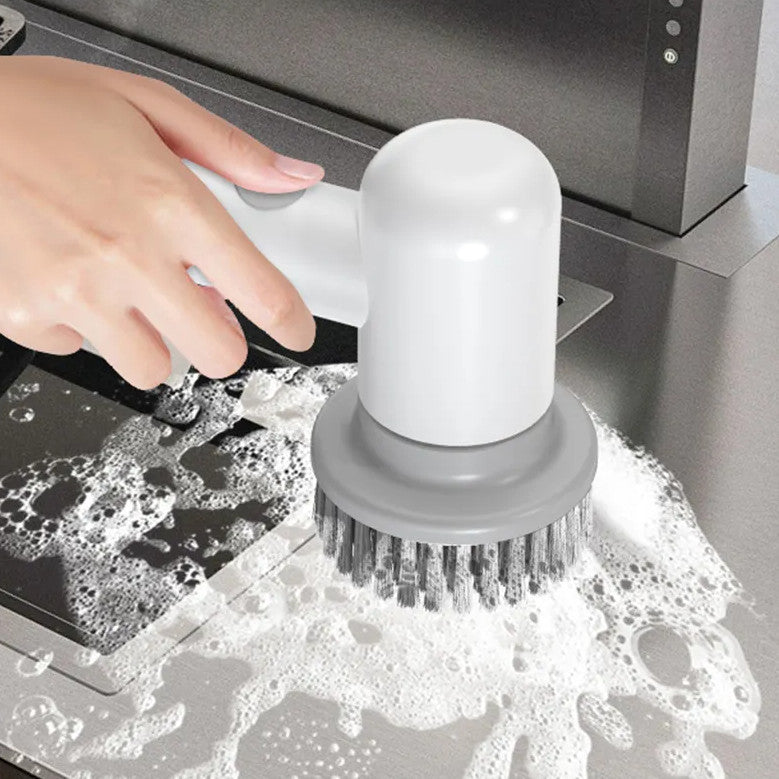 Cleaning Spin Scrub Brush USB Charging Spinning Cleaning Tool Kitchen ...